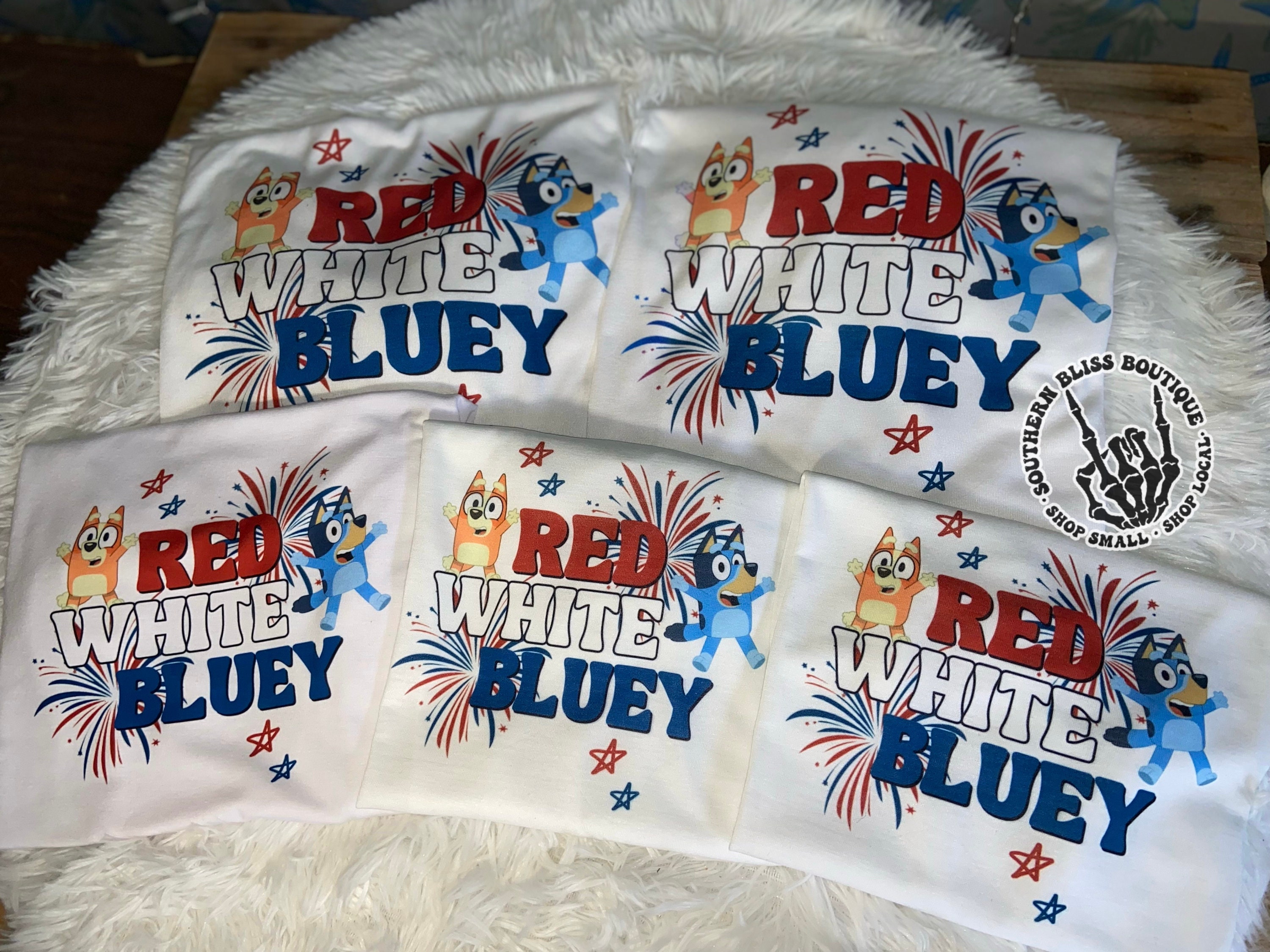Red, White, & Bluey PNG Digital Download Only - Etsy