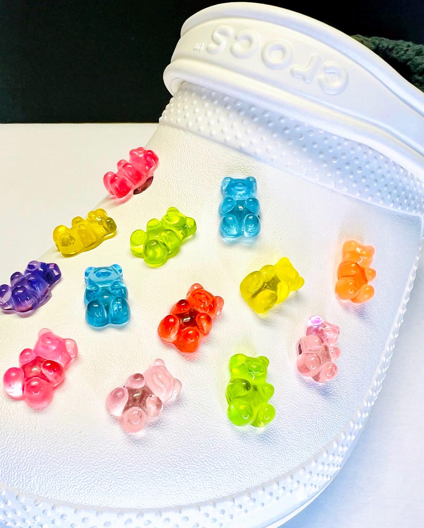 6pc 8pc 10pc or 12pc Bundle - Gummy Bear Glitter Ombré, Pastel or Solid ...