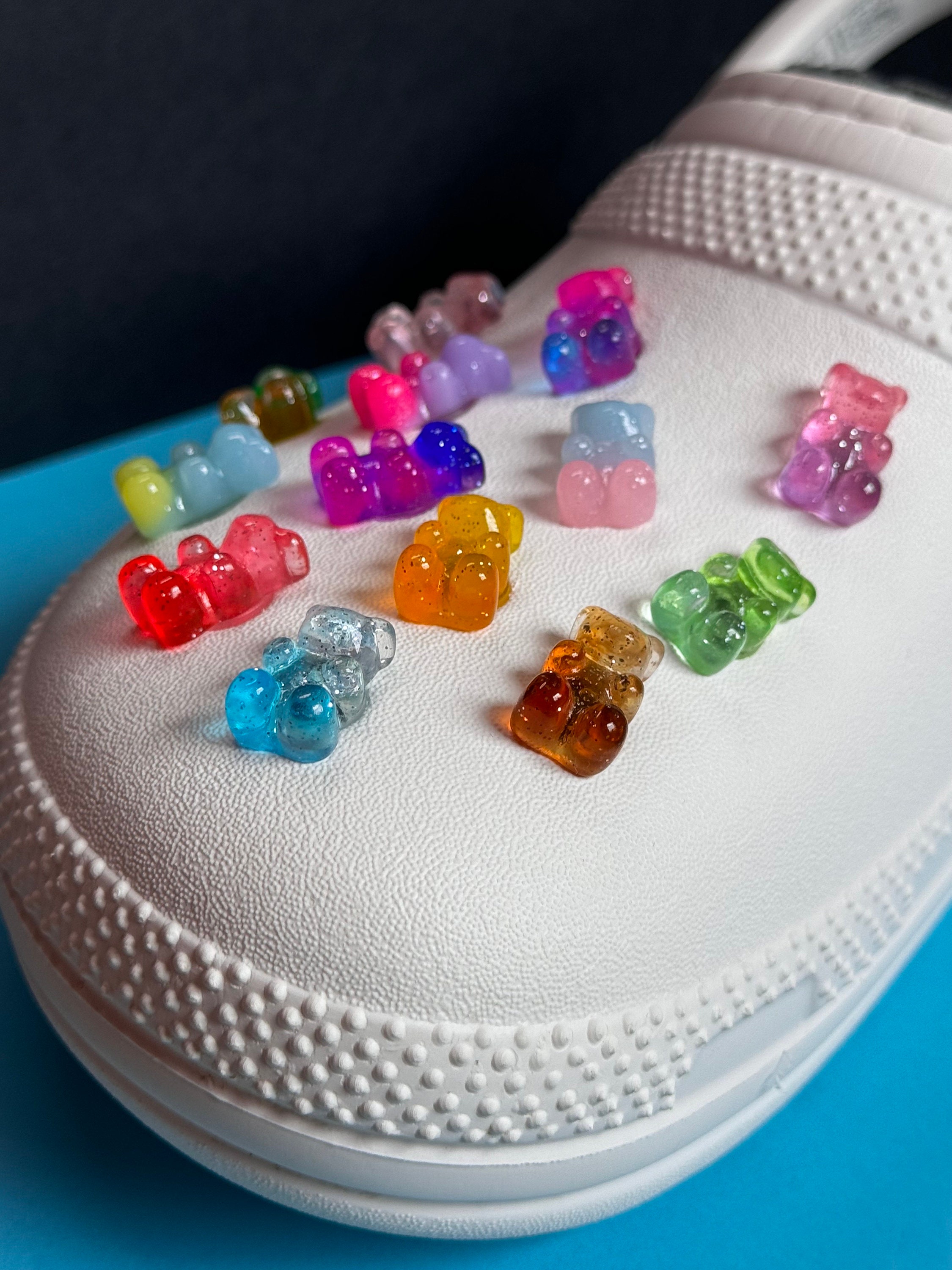 6pc 8pc 10pc or 12pc Bundle - Gummy Bear Glitter Ombré, Pastel or Solid ...
