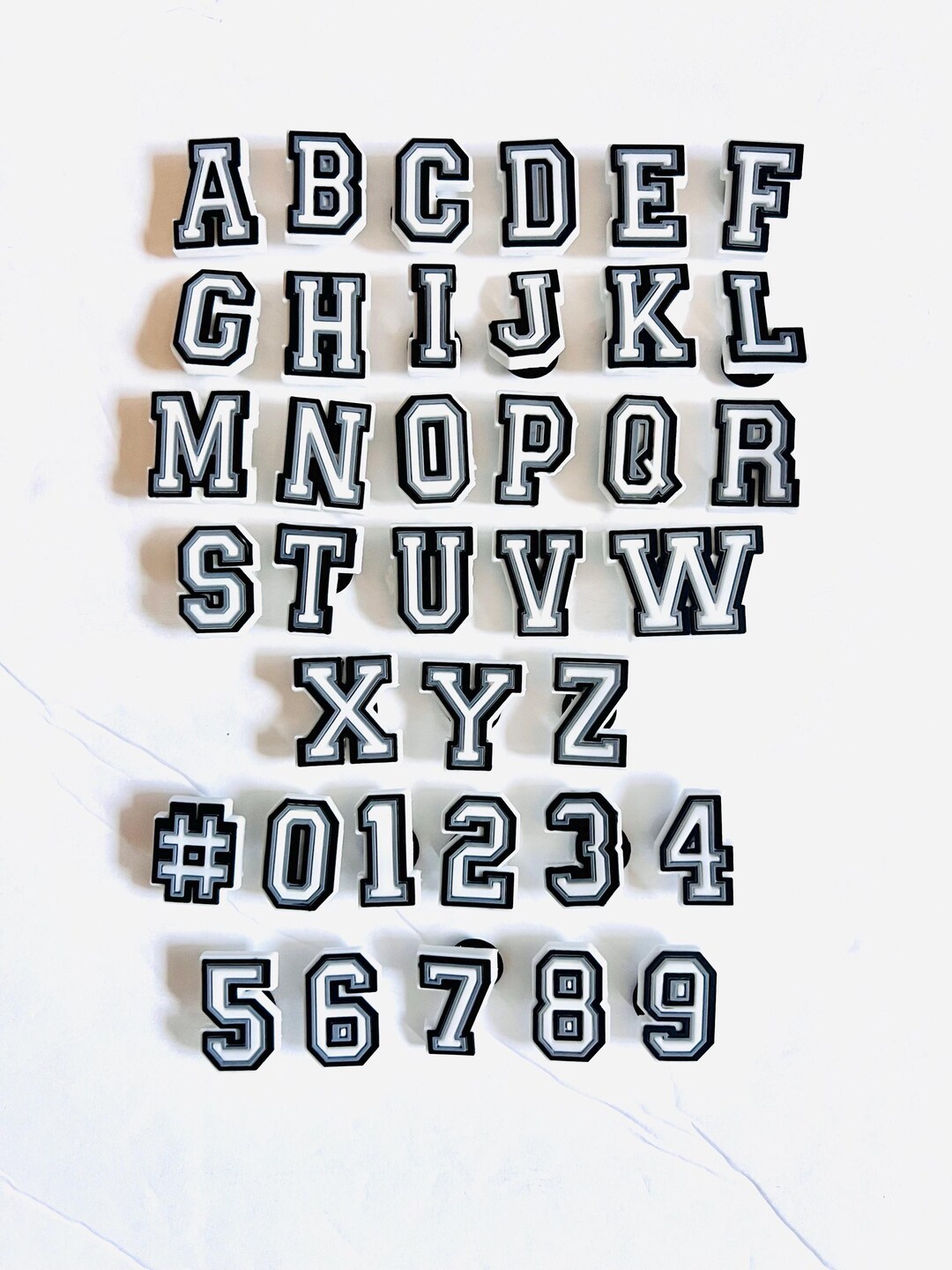 Alphabet Number Letters Shoe Charms - Pick Bundle Options to SAVE ...