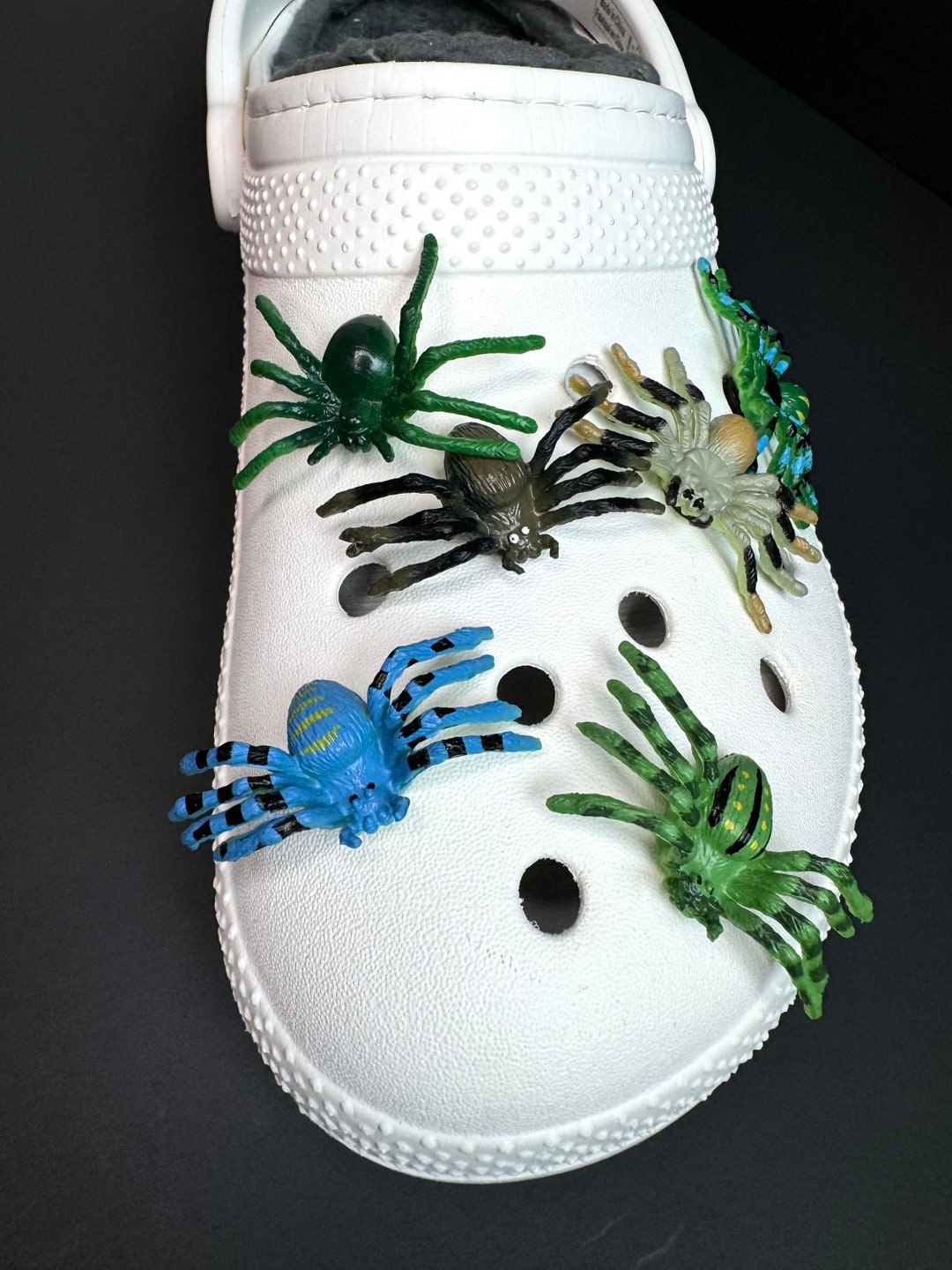 Large Spider Charms for Shoes With Holes Plastic Spiders Fun Shoe ...