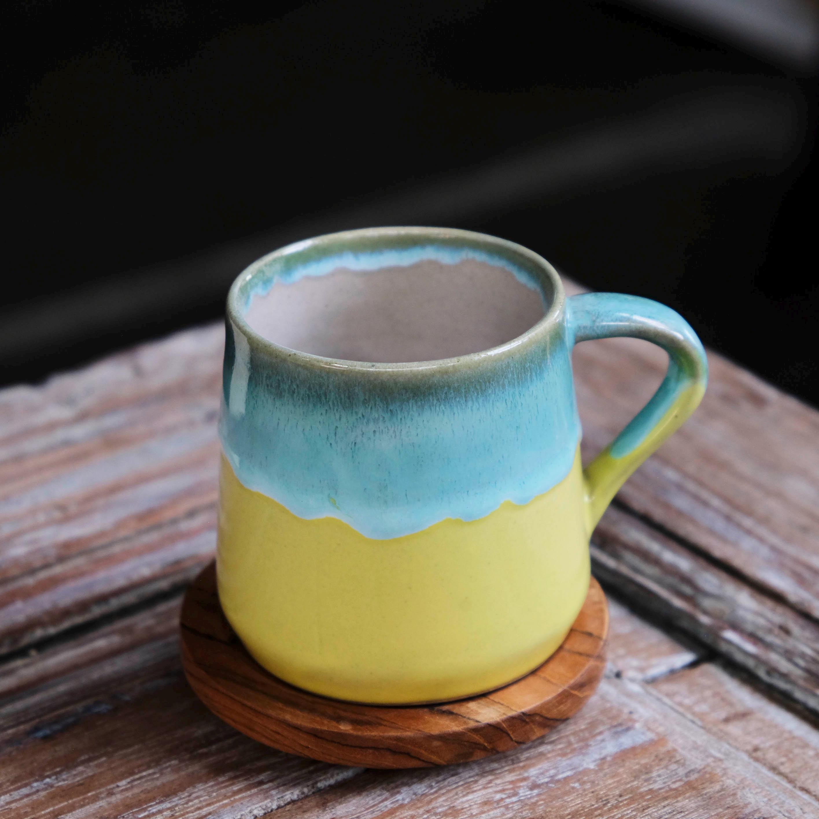 Handmade Mug With Handle, Stoneware Coffee Mug, Personalized Ceramic ...