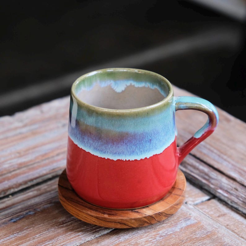 Handmade Mug With Handle, Stoneware Coffee Mug, Personalized Ceramic ...