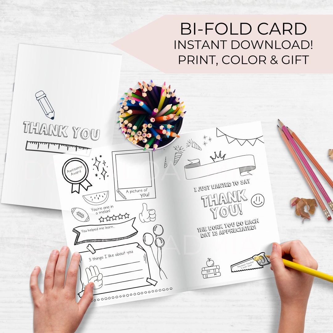 Teacher Gift, Printable Card for Teacher, Teacher Appreciation Gift ...