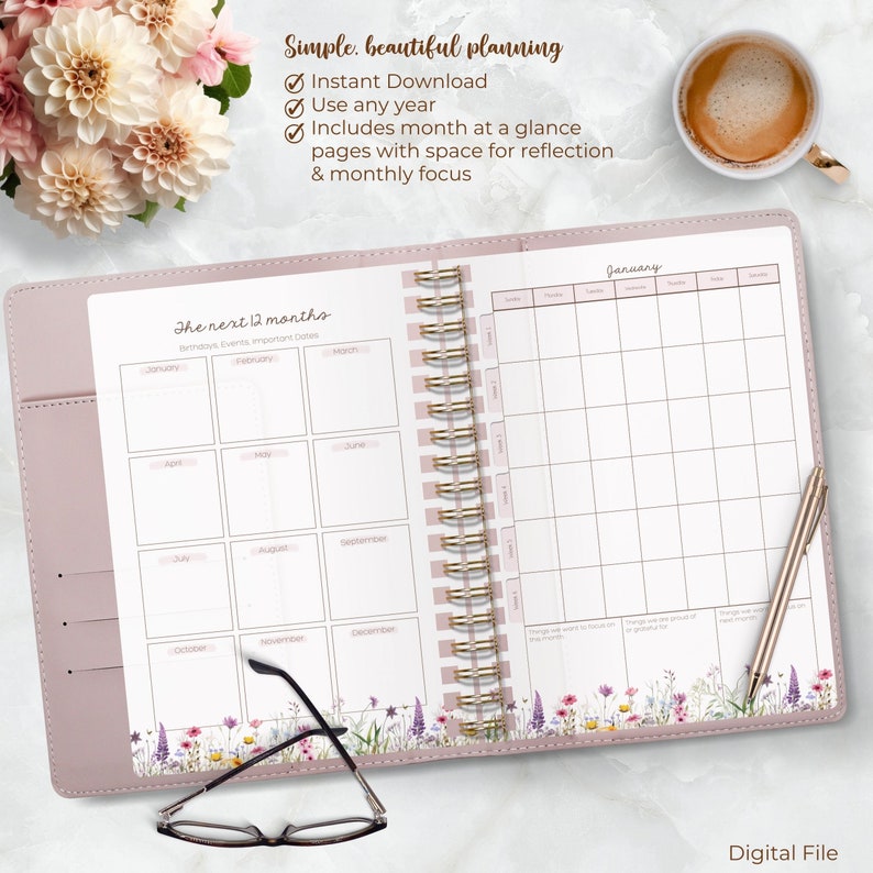 Homeschool Planner, Editable Printable Plan Record for Home Education ...