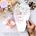 Card for Teacher, Printable Coloring Flower Bouquet Gift, Teacher ...