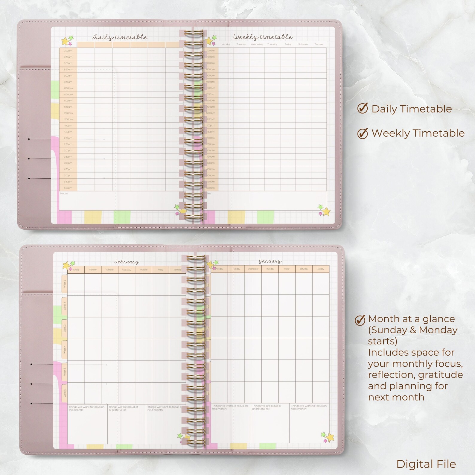 Homeschool Planner, Editable Printable Home Education Plan Record ...