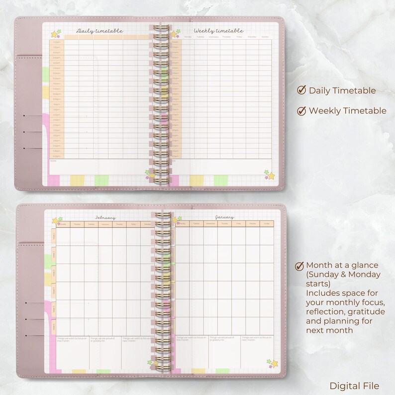 Homeschool Planner, Editable Printable Home Education Plan Record ...