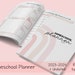 Homeschool Printable Planner 2023 2024 Printable Pink Boho Homeschool ...