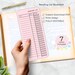 Reading List Bookmark, Printable Library Card Book Mark, Personalised Book Tracker for Kids ...