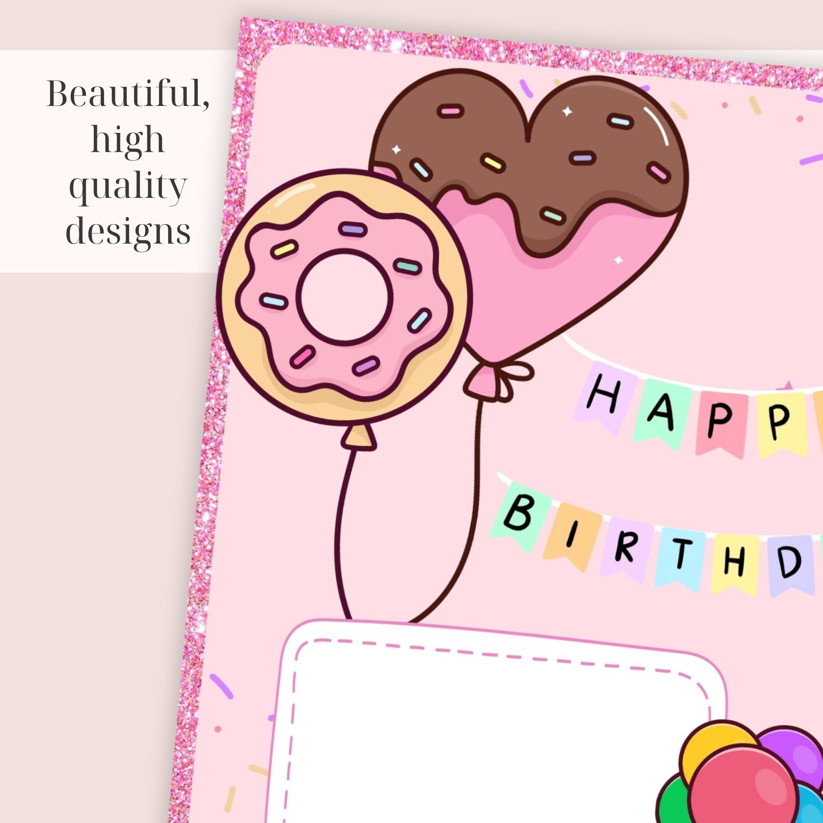 Happy Birthday Gift Card Holder Printable Teacher Appreciation Gift ...