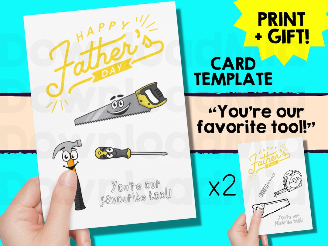 Father’s Day Card Keepsake Art Gift, Father’s Day Gift From Kids, Craft ...