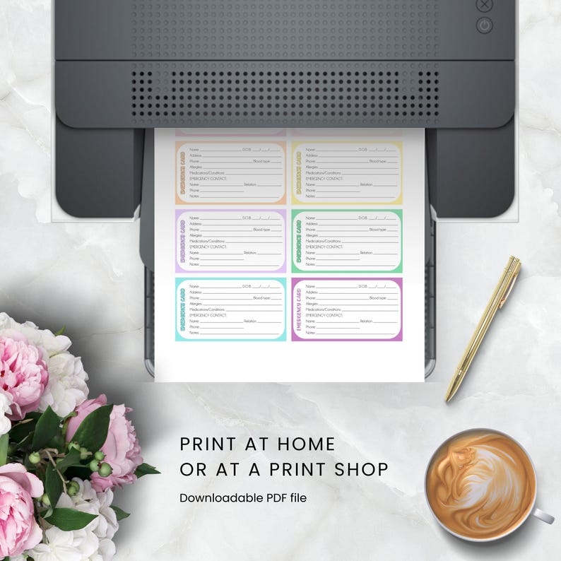 Emergency Plan Binder, Just in Case Printable Emergency Planner ...