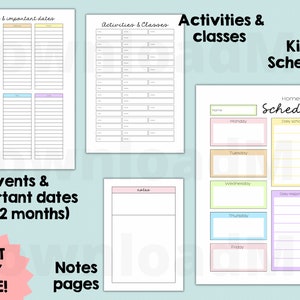 Minimal Homeschool Planner, Homeschool Lesson Planner, Academic Planner ...
