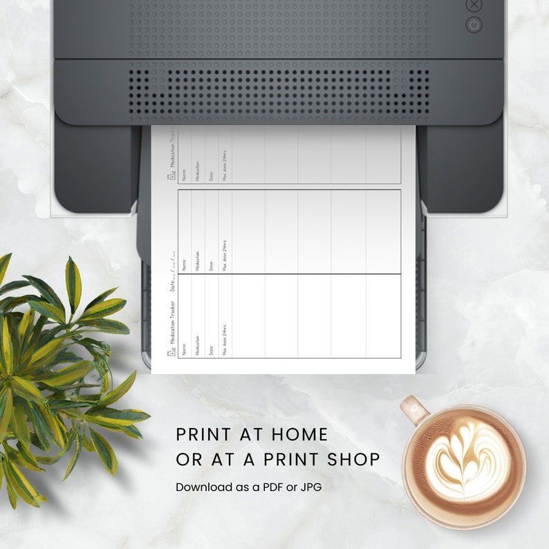 Medication Log 2 Children Tracker Chart. Kids Medicine Schedule ...
