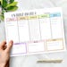 Weekly Homeschool Record Printable Diary Reflection Editable Lesson ...