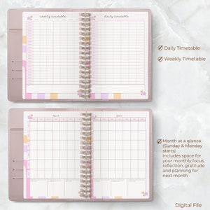 Homeschool Planner 2024 2025 Editable, Printable Home Education Plan ...