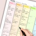 Homeschool Planner Simple Lesson Plan, Teacher Lesson Planner, One Page ...
