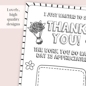 Printable Gift Card Holder Teacher Appreciation Week Color in Present ...