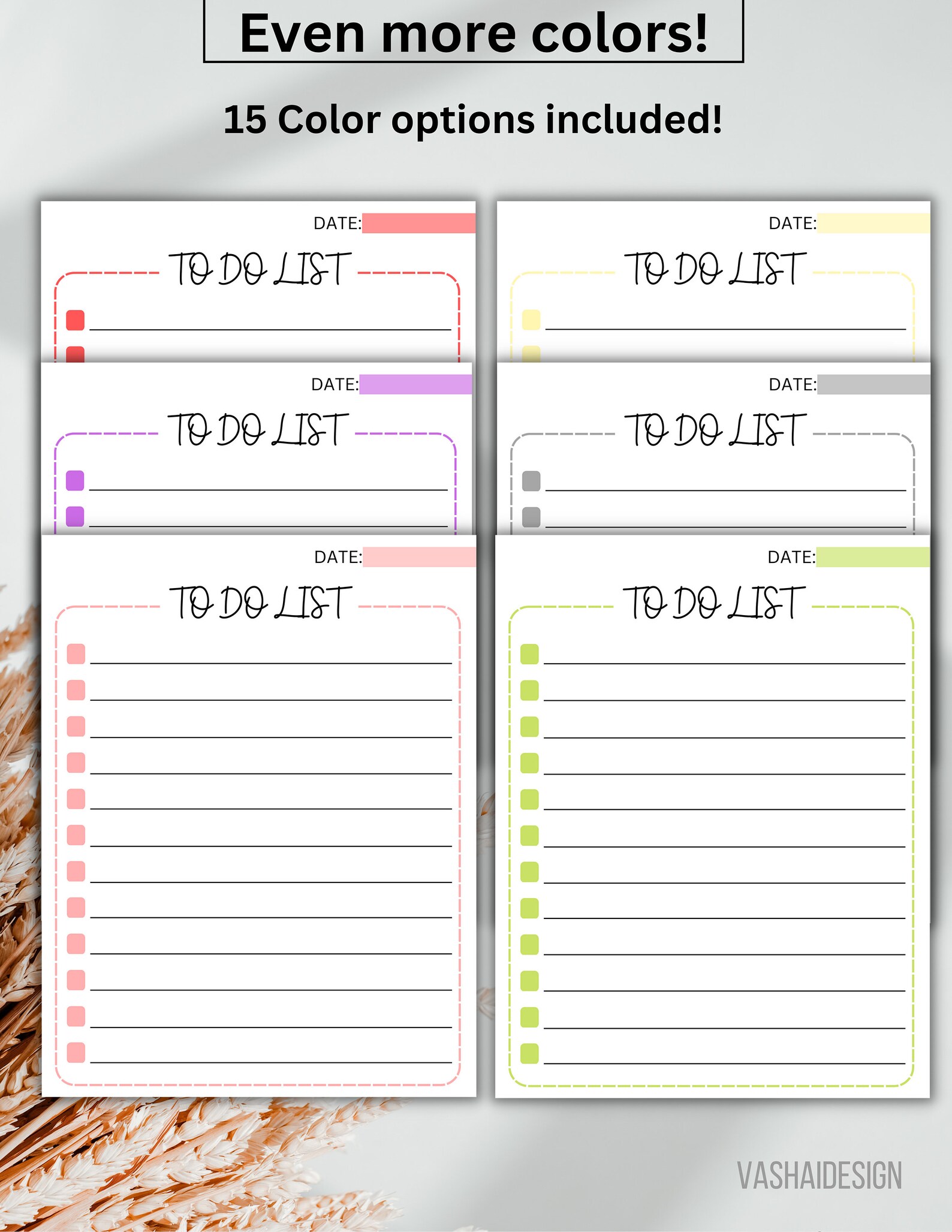Printable to Do List, Printable Checklist, Daily to Do List, Minimalist ...