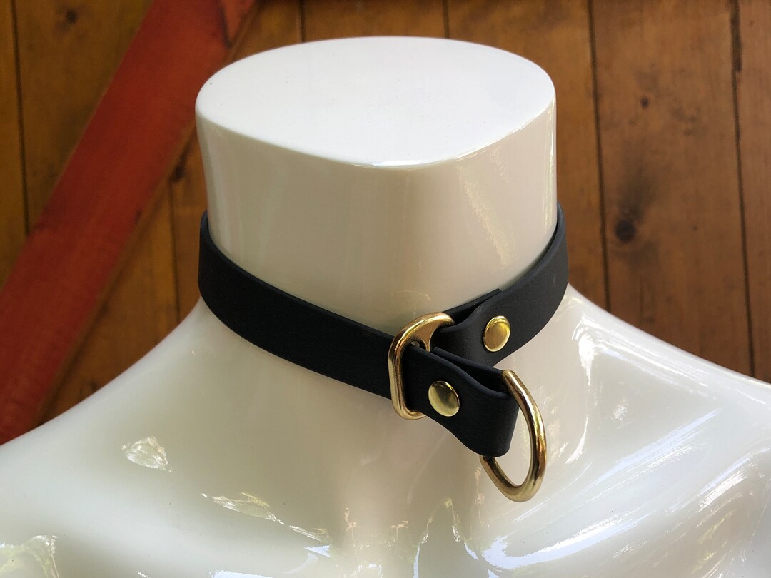 Choker mit Zug, BDSM Halsband, abschließbare Schnalle, Sex Halsband, submissiv Toy, SM Choker ...