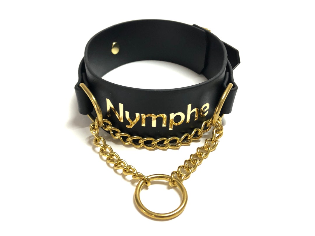 BDSM Collar, SM Choker With Individual Label, Tailor-made Sex Collar, Slut Collar - Etsy