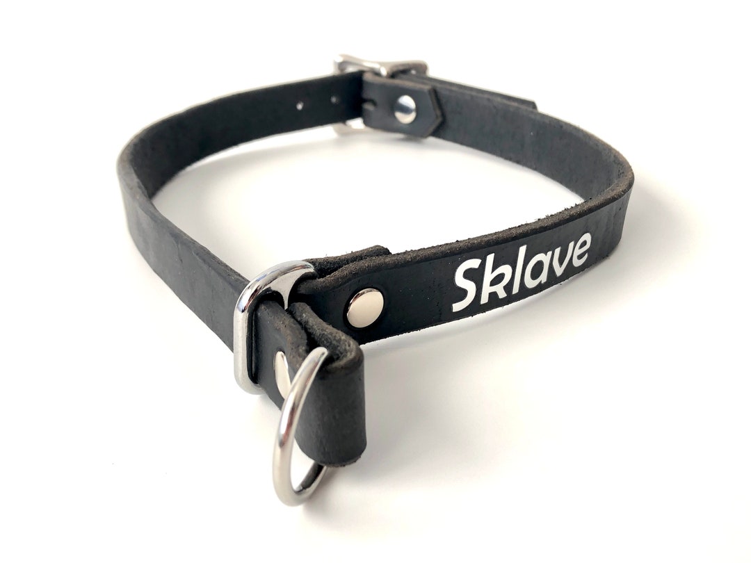 Choker With Pull, BDSM Collar With Label, Lockable Buckle, Sex Collar, Submissive Toy, SM Choker ...
