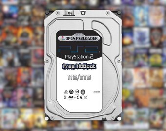 Hdd With Ps2 Games - Etsy