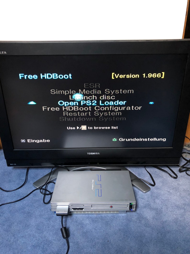 Playstation 2 PS2 2TB HDD FHDB Free Mcboot With 600 Games - Etsy