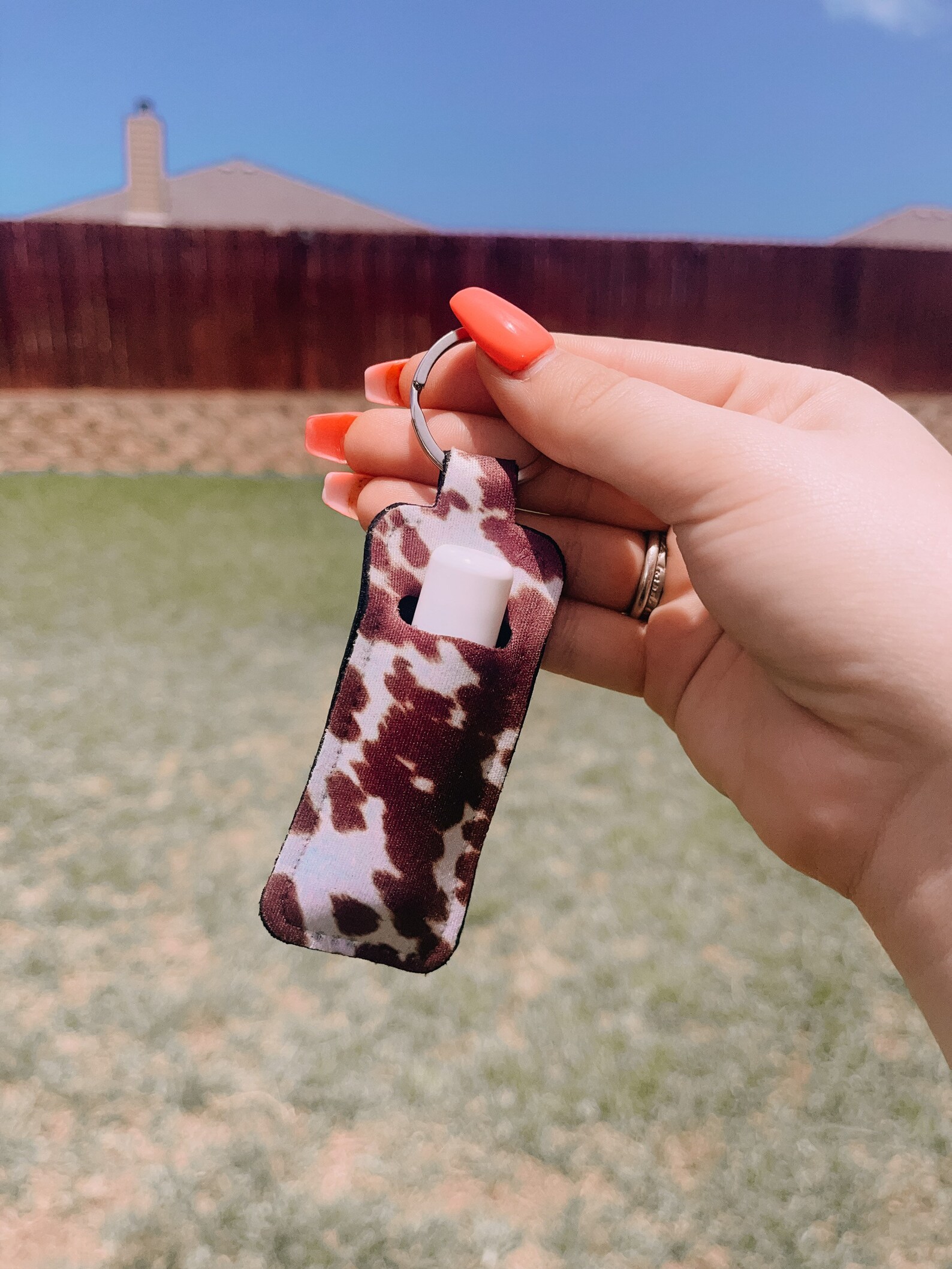 Western Keychain Chapstick Holder - Etsy