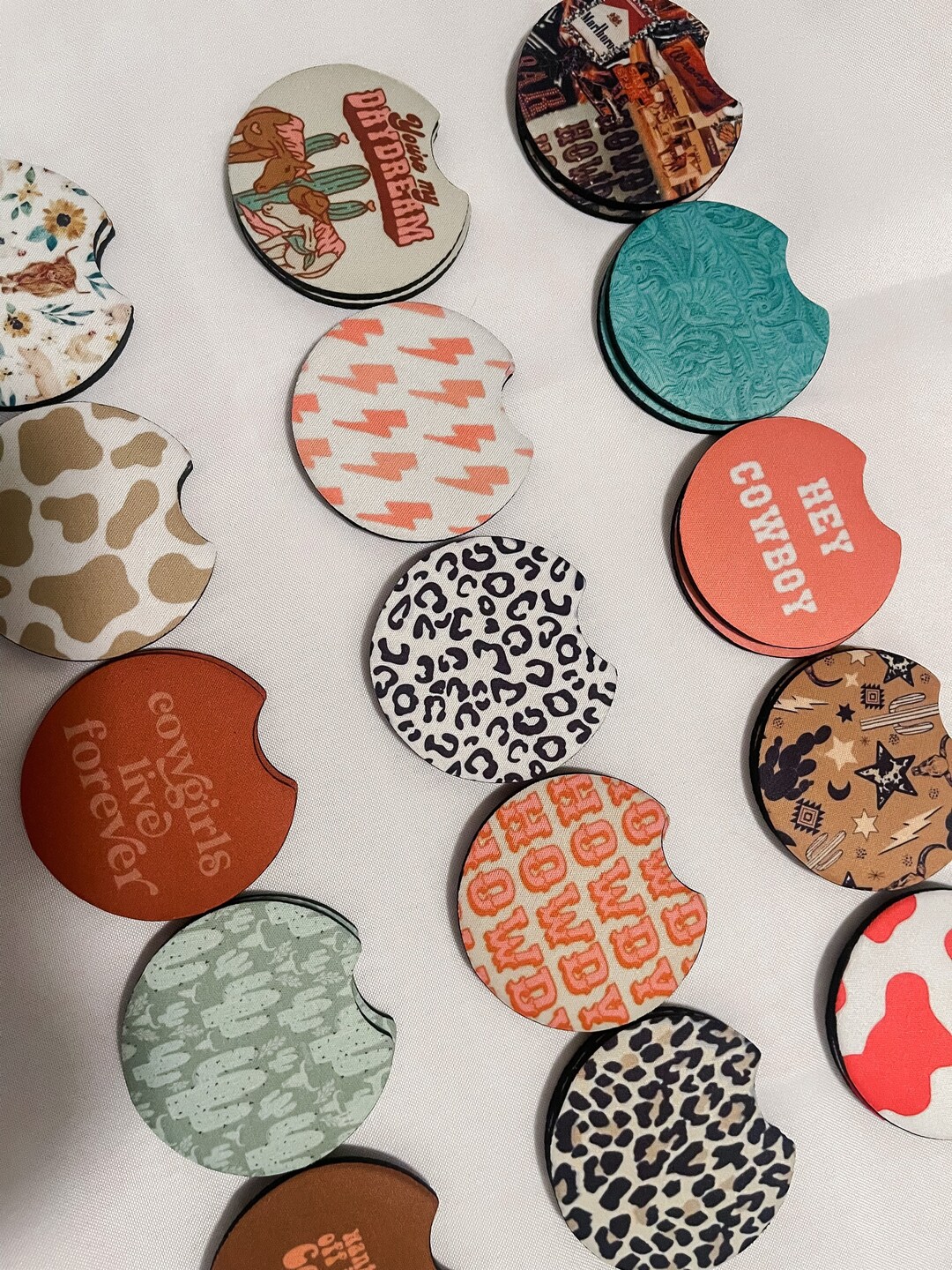 Western Car Coasters OVER 35 DESIGNS - Etsy