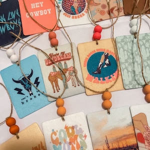 Western Boho Girly Felt Car Freshies - Etsy