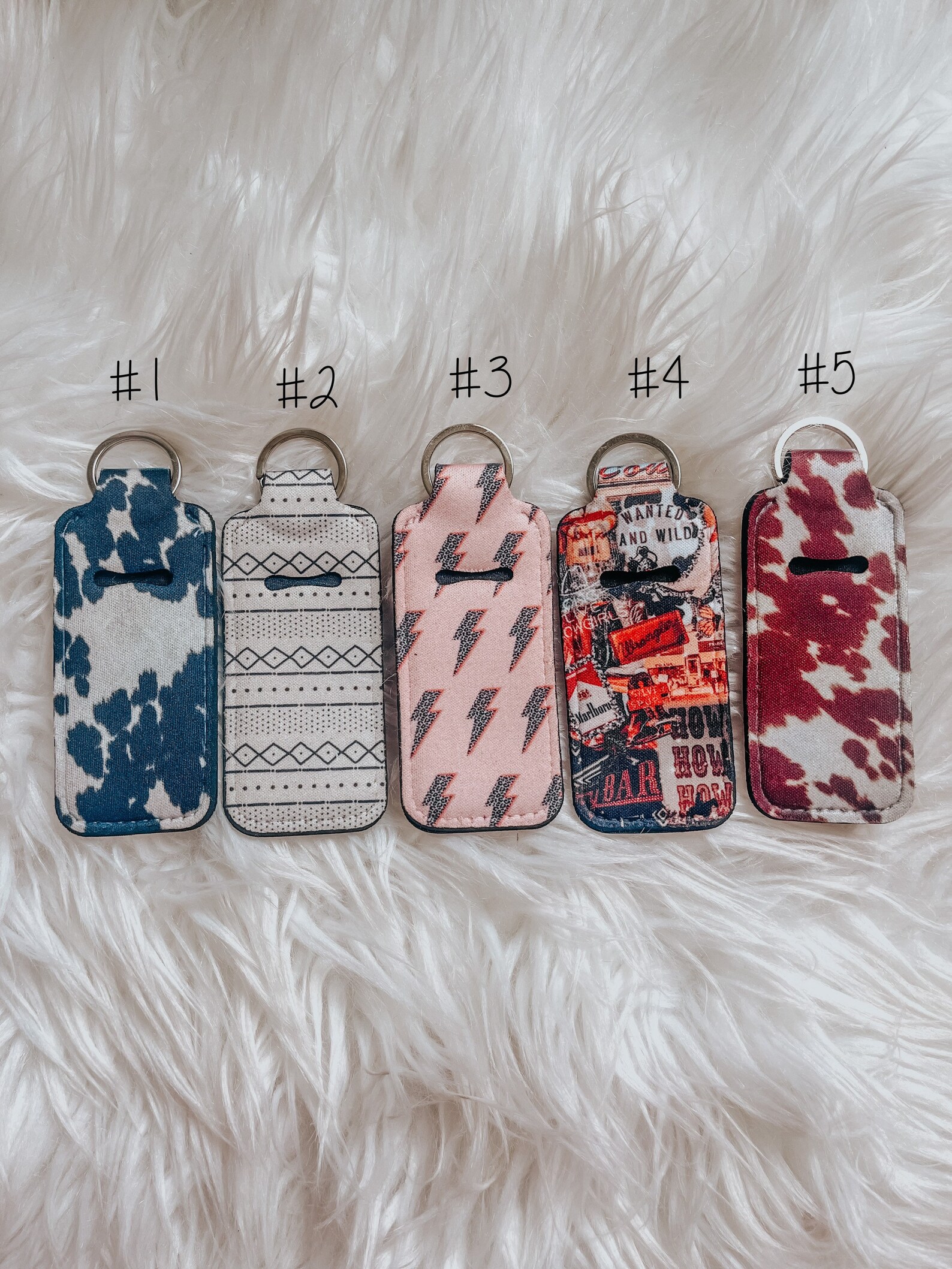 Western Keychain Chapstick Holder - Etsy