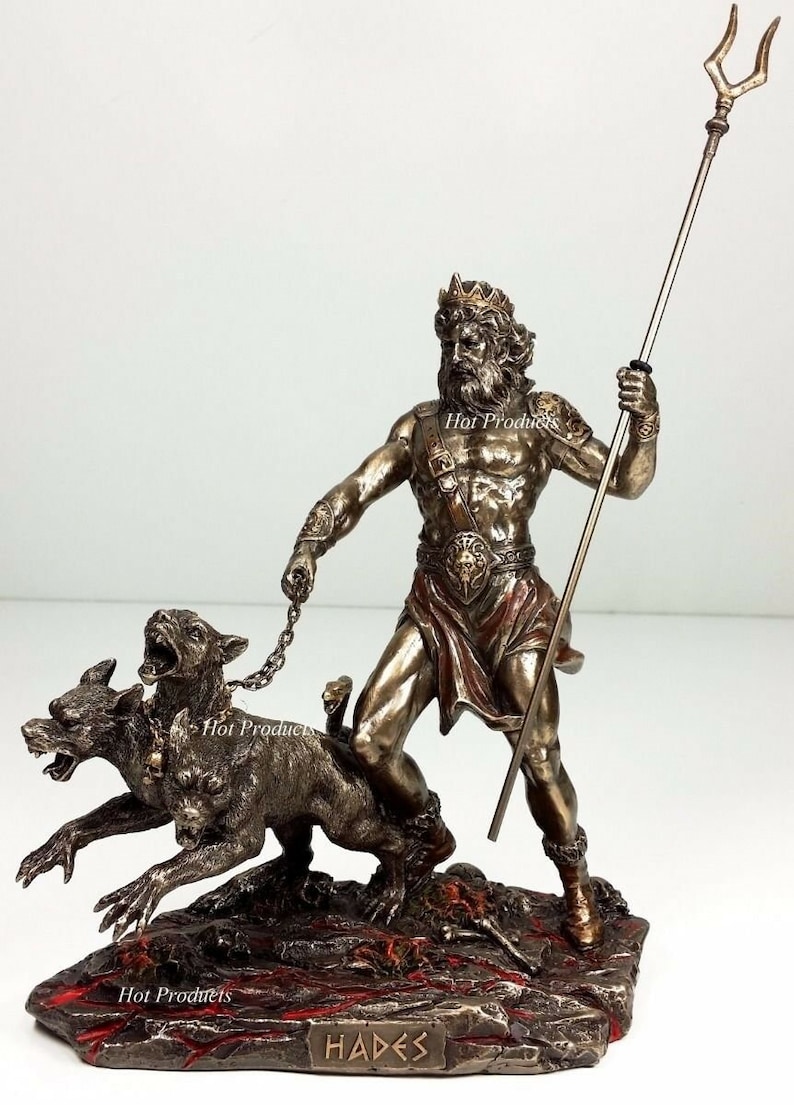 HADES & CERBERUS Greek Mythology God of the Underworld Statue - Etsy
