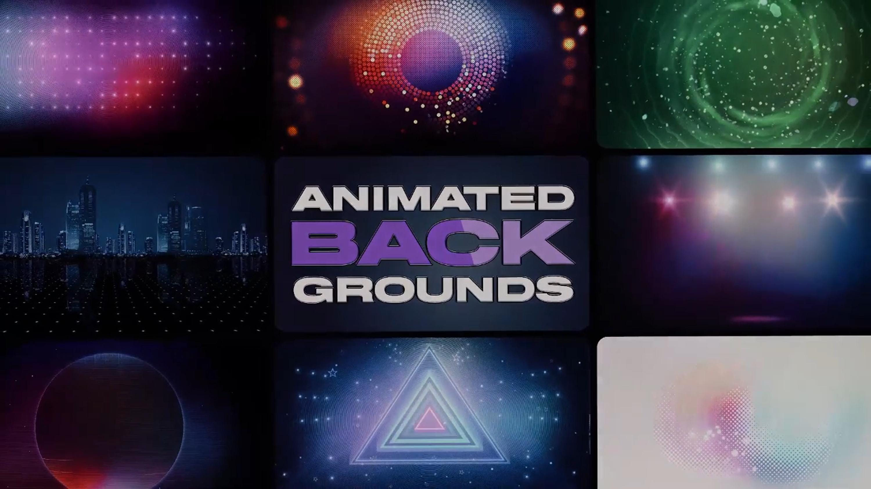 Animated 34 Backgrounds Pack After Effects - Etsy