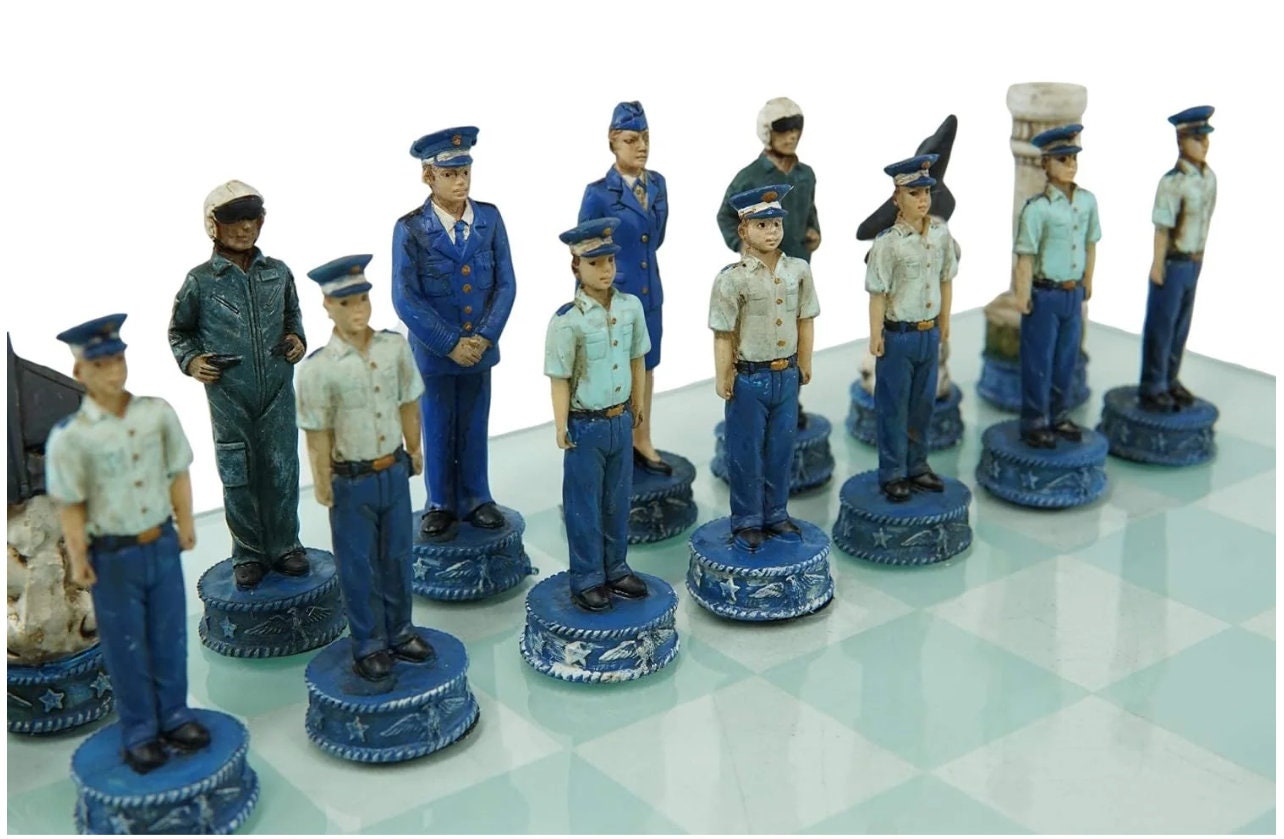US Military Chess Set, Military Chess Set, Chees Set Decorative - Etsy