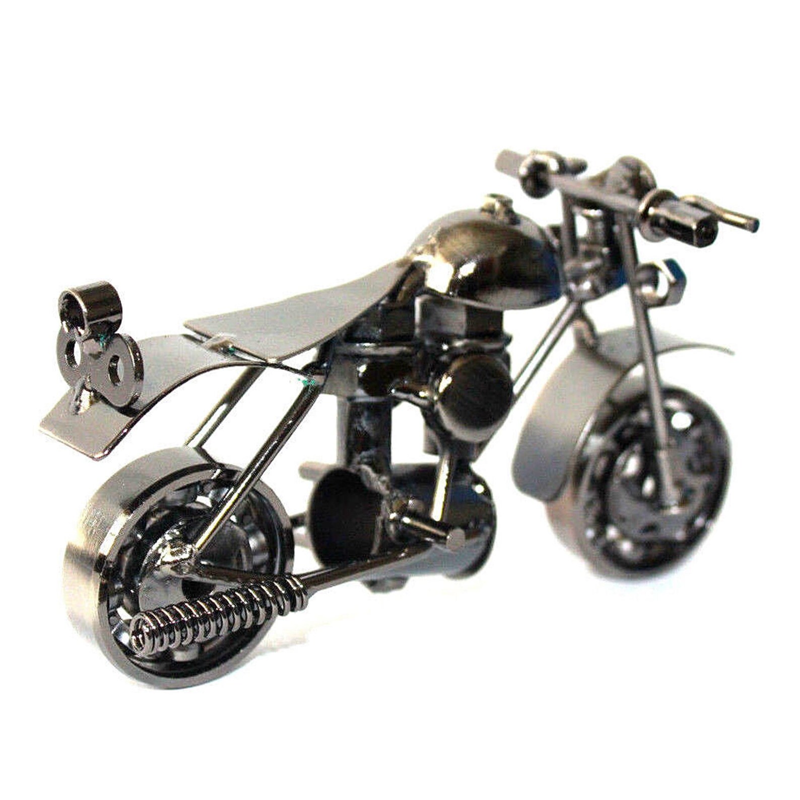 Classic Hand Craft HD Motorcycle Metal Art Sculpture Tin Bar Decor ...