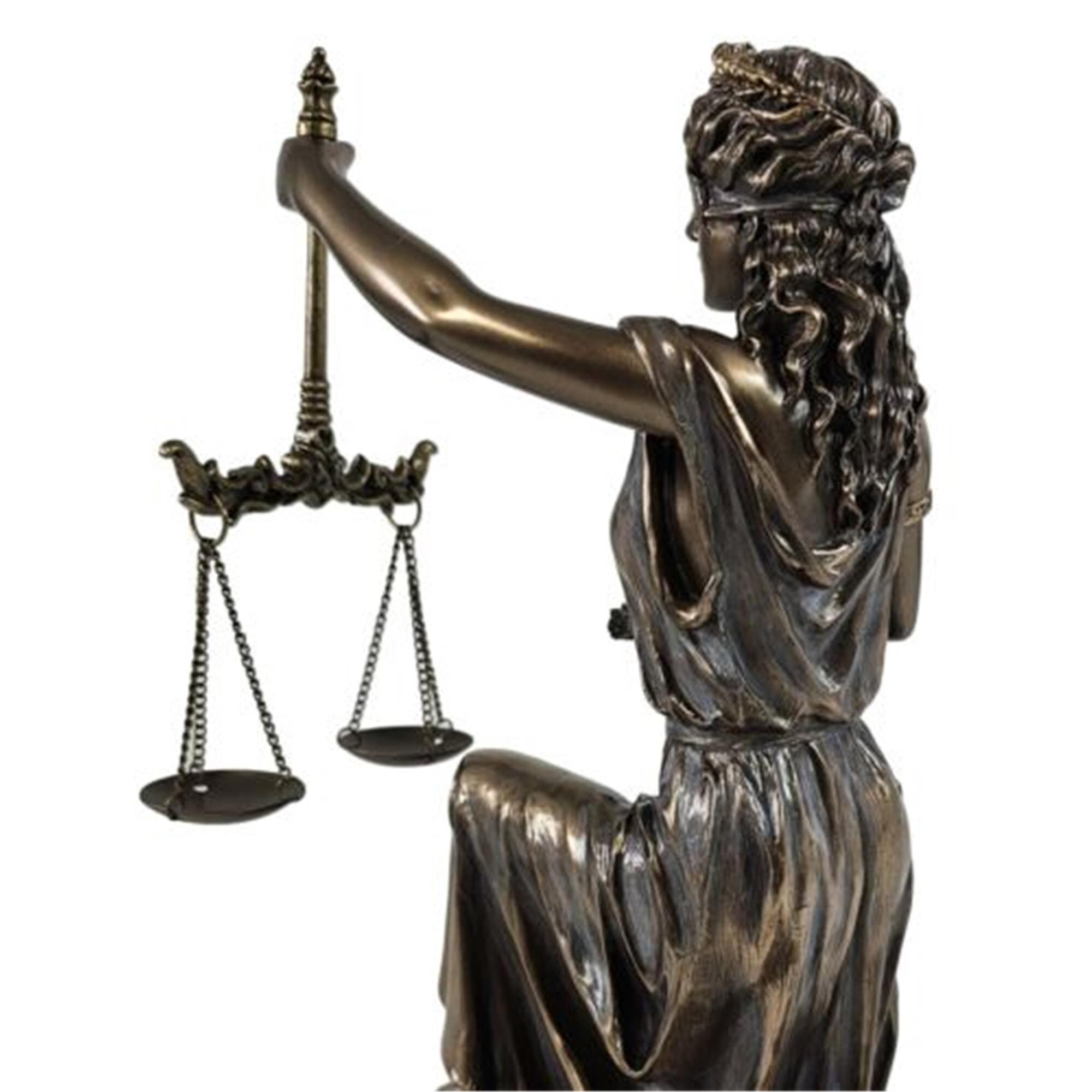 9.5 Blind Lady Justice Kneeling W Letter Opener Lawyer - Etsy