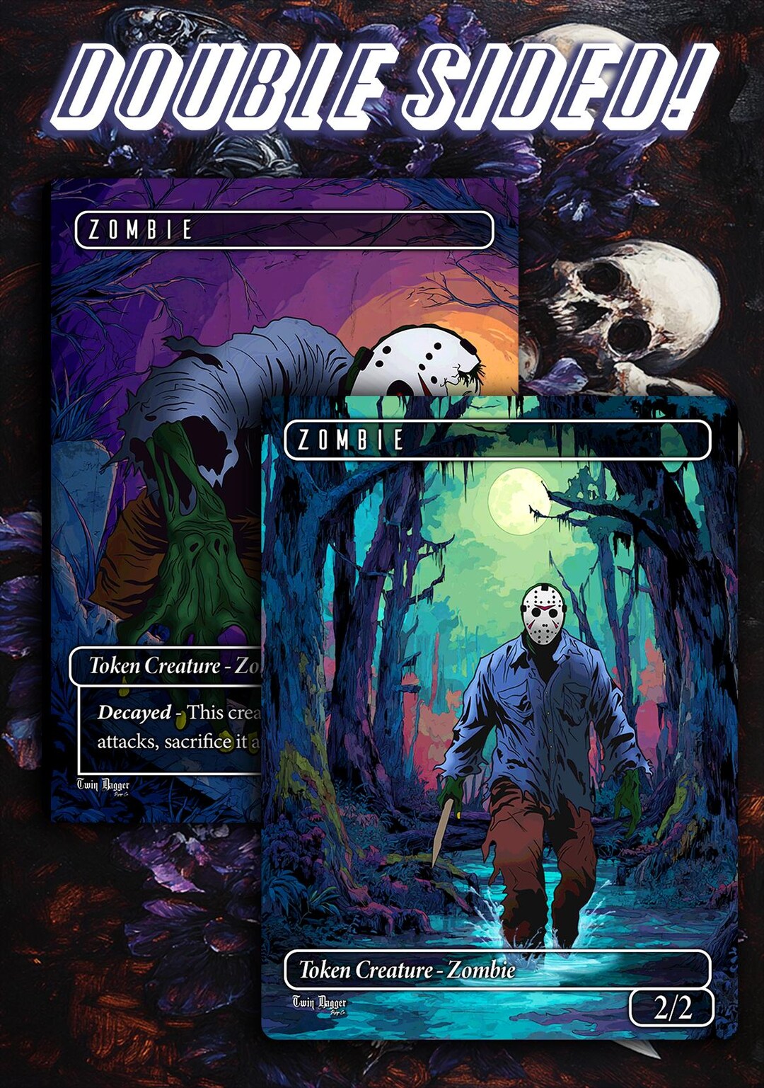 Zombie MTG Tokens (double Sided) X3 - Etsy
