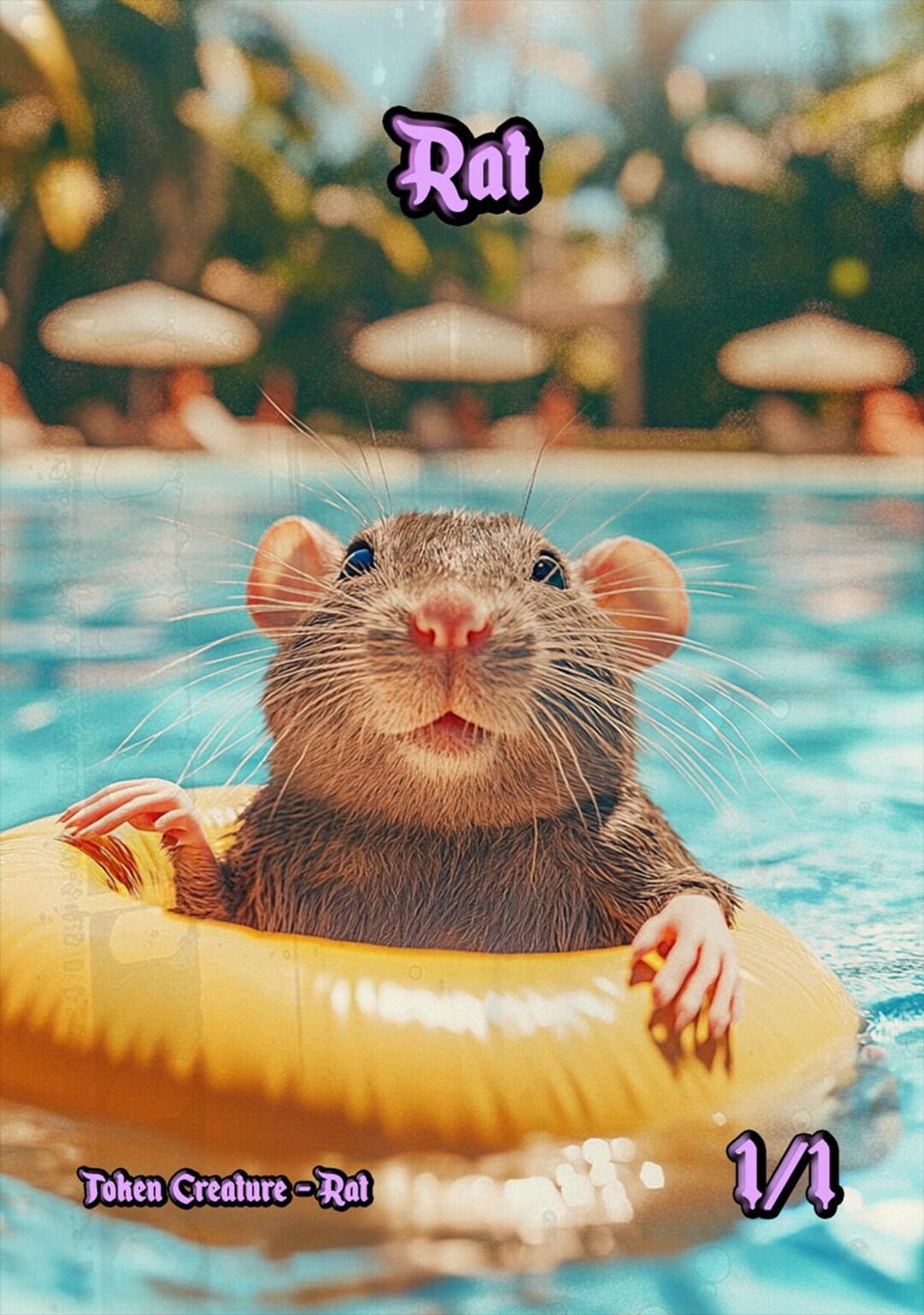 Rat MTG Tokens X3 - Etsy