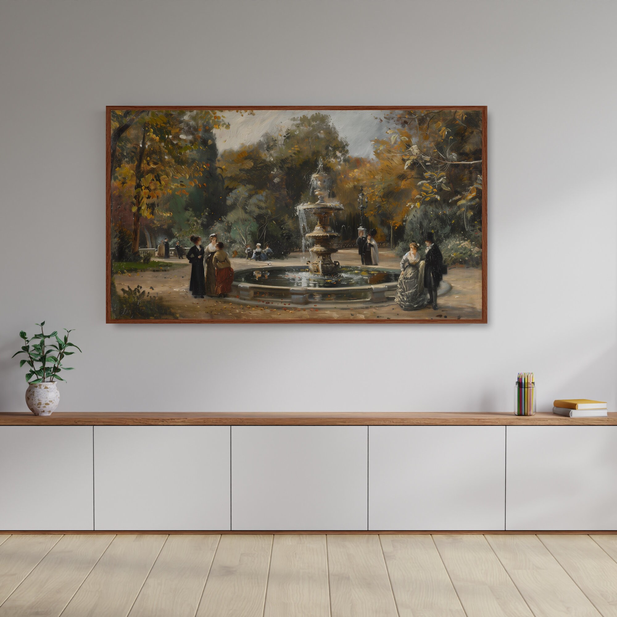 Frame TV Art Set of 36 - Vintage 1800's | Vintage Inspired Home Décor ...