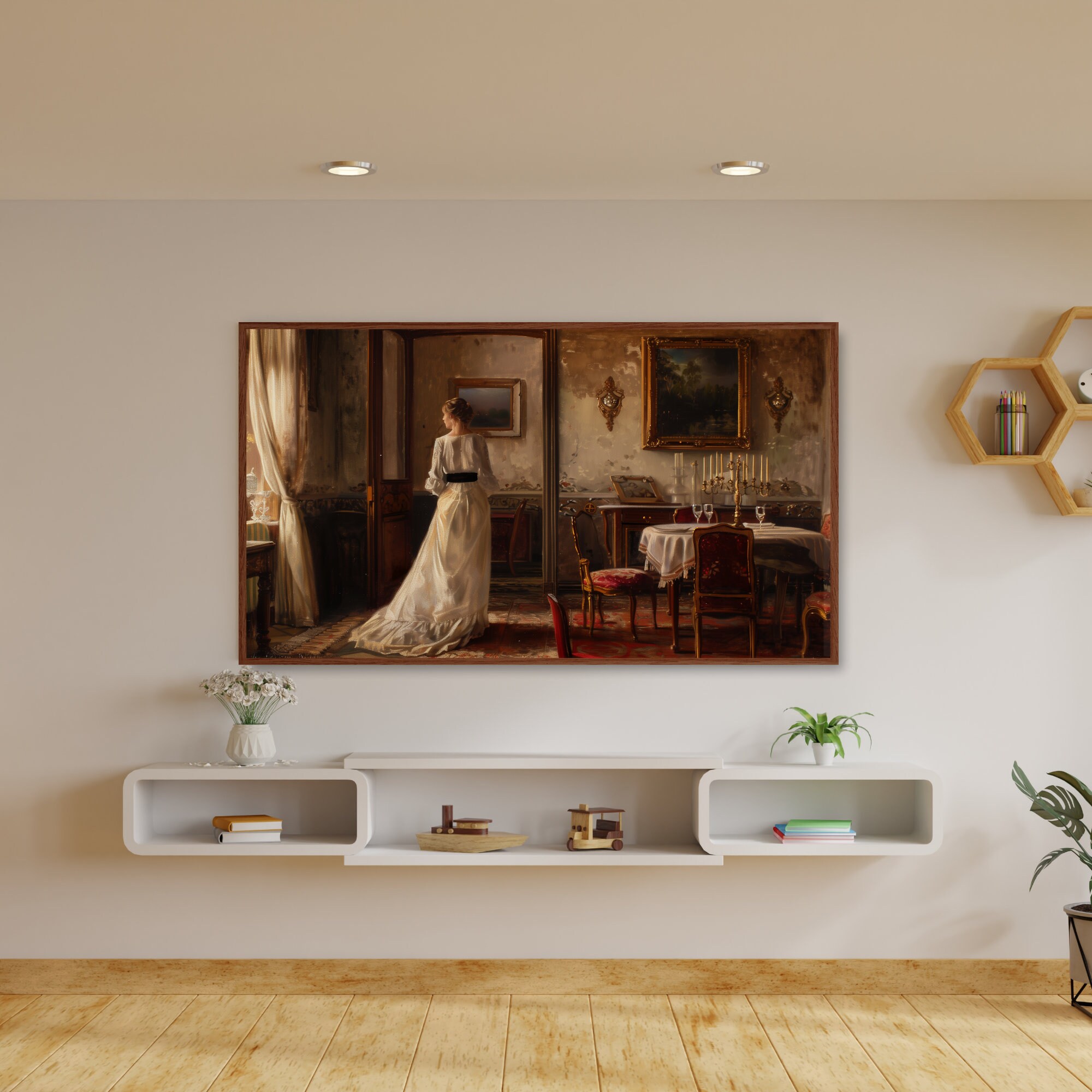 Frame TV Art Set of 36 - Vintage 1800's | Vintage Inspired Home Décor ...