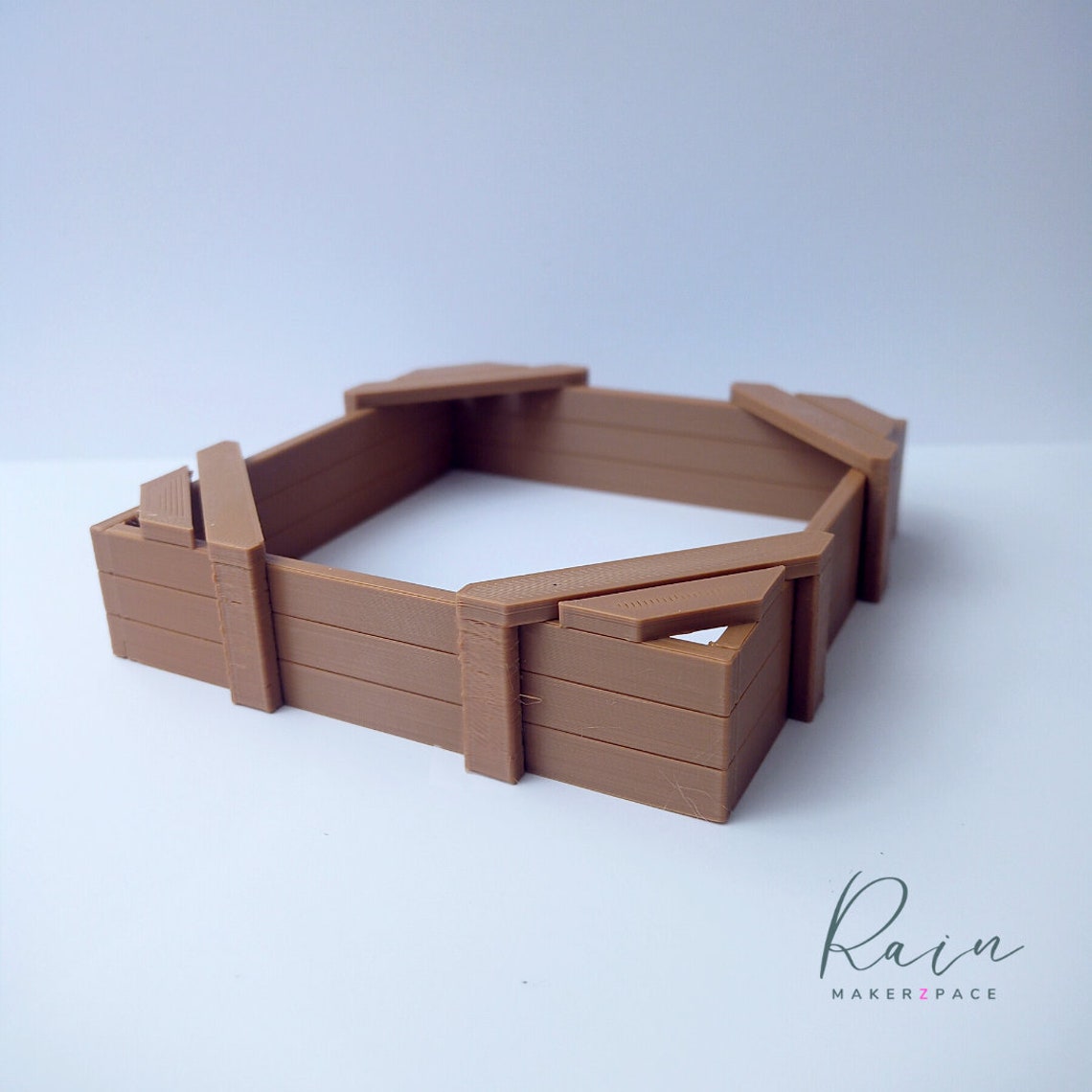 Miniature Sandbox / Planter Box Deck Planter and Railing - Etsy