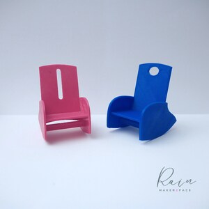 Child's Rocker, Miniature for Dollhouse - 2 Designs, Miniature ...