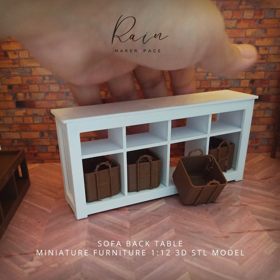 Sofa Table Miniature Furniture | Dollhouse Furniture | Mini Furniture ...