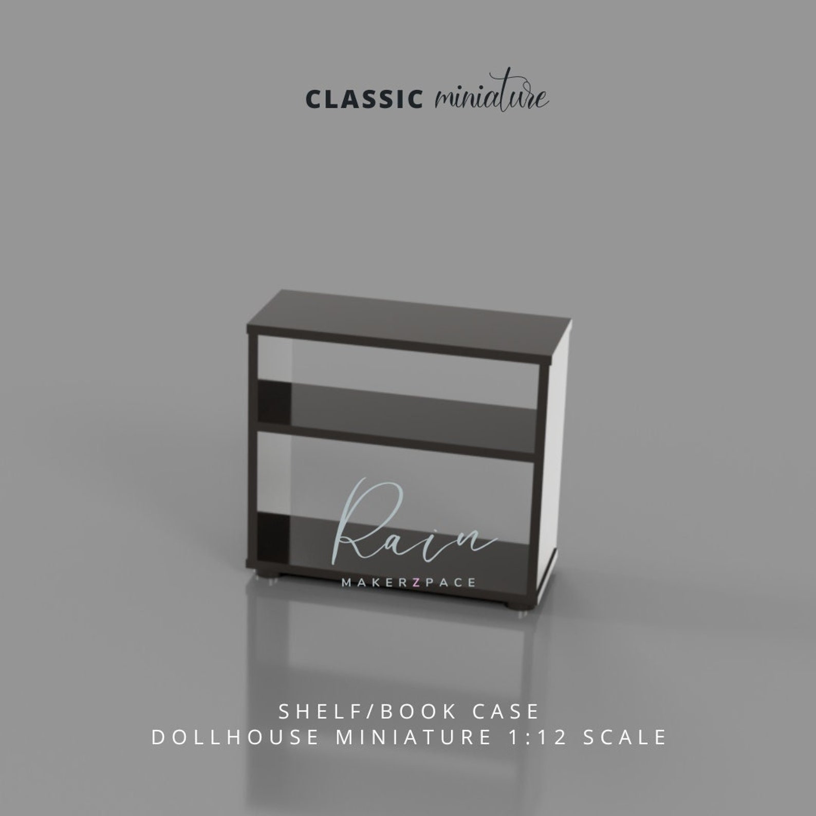 Miniature Shelf / Bookcase for Dollhouse 1:12 - Etsy