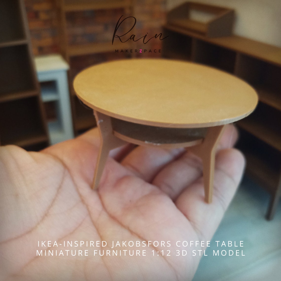 Ikea-inspired Jakobsfors Coffee Table, Miniature Coffee Table ...