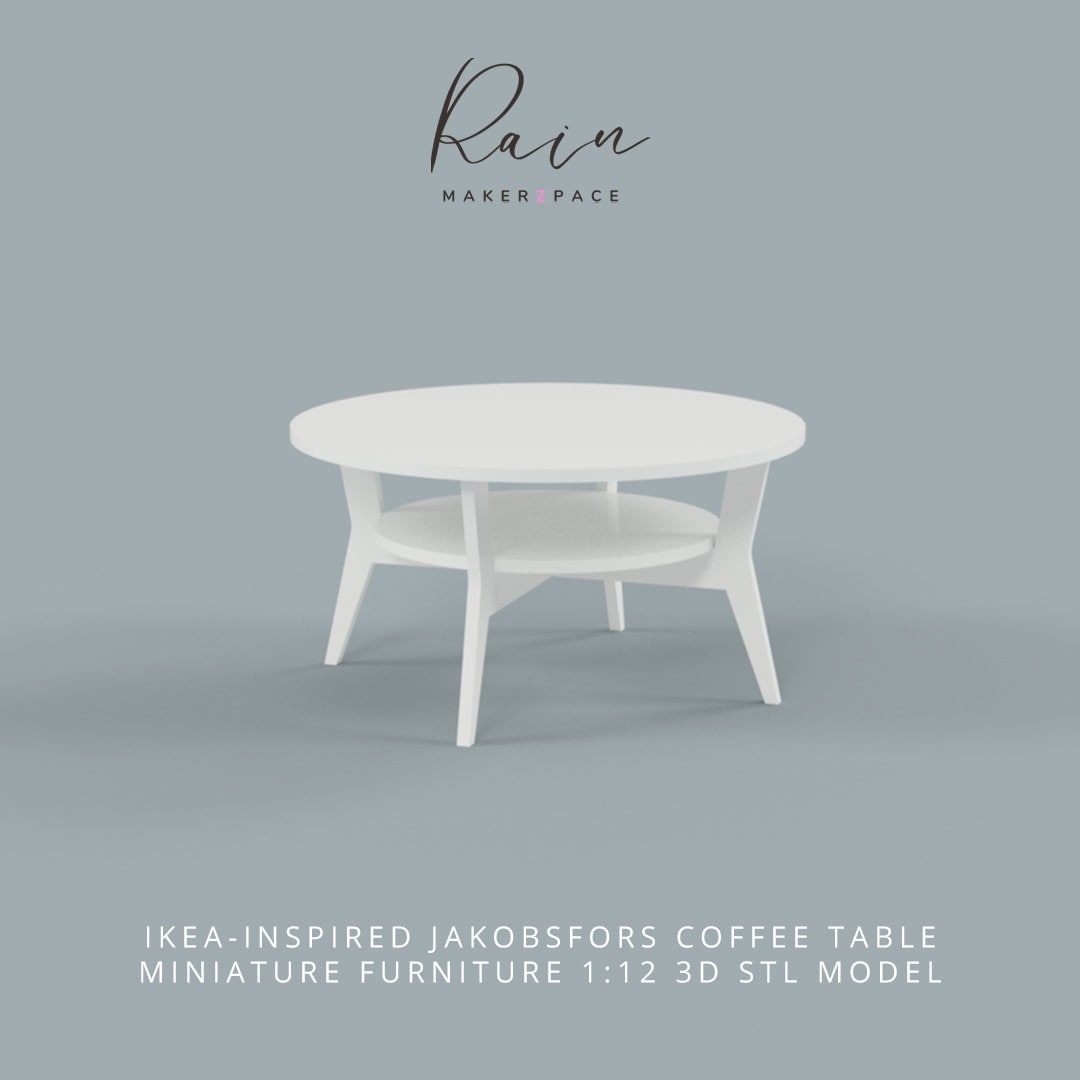 Ikea-inspired Jakobsfors Coffee Table, Miniature Coffee Table ...