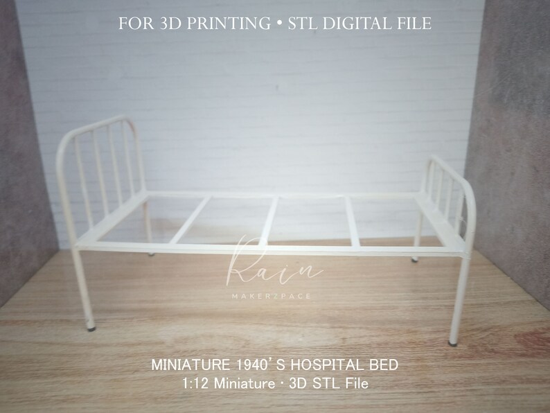 Miniature Retro/vintage Hospital Bed Hospital Bed | Early 1900 Hospital ...