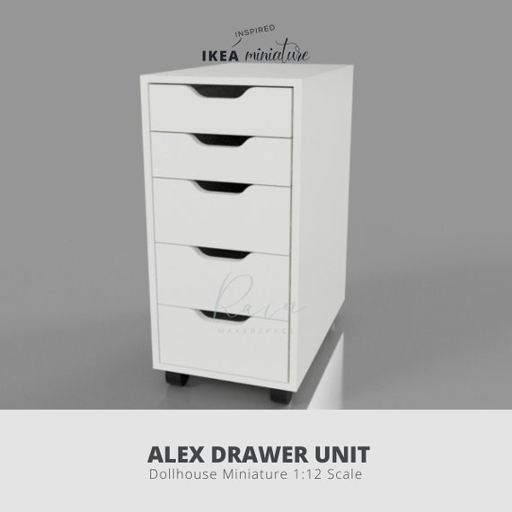 Ikea ALEX Drawer Unit, White, 14 1/8 X 27 1/2, 52% OFF